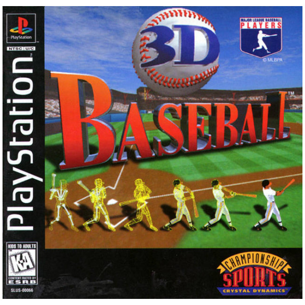 3D Baseball - PlayStation PS1 - Used - Disc Only - - PNP Games Online Store