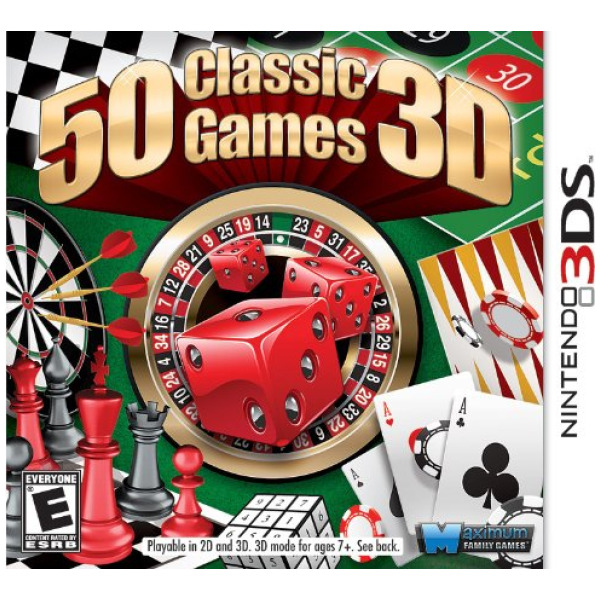 50 Classic Games 3D - Nintendo 3DS - Used - Cart Only - - PNP Games ...