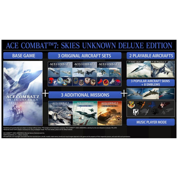 Ace Combat 7 Skies Unknown Deluxe Edition (ASIM) - Switch - - PNP Games ...
