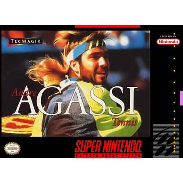 Andre Agassi Tennis - Super Nintendo SNES - Used - - PNP Games Online Store