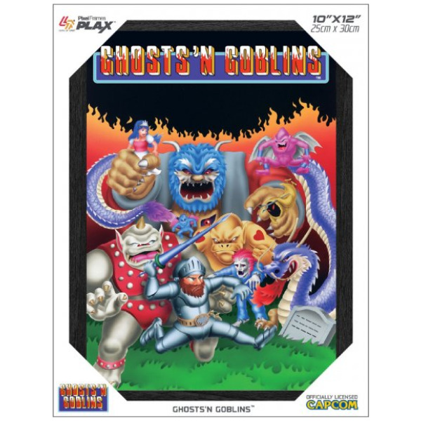 Pixel Frames Plax Ghosts 'N Goblins 10" X 12" Lenticular 3D Art - - PNP ...