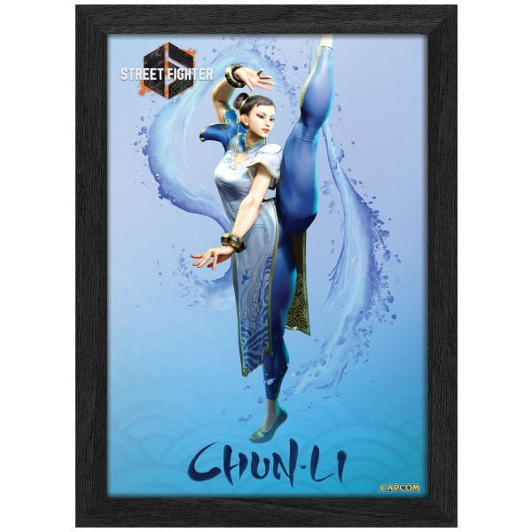Pixel Frames Plax Street Fighter 6: Chun-Li 10" X 12" Lenticular 3D Art ...