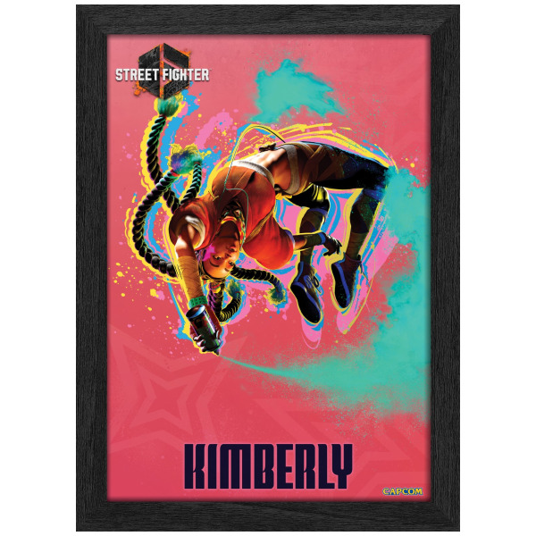 Pixel Frames Plax Street Fighter 6: Kimberly 10" X 12" Lenticular 3D ...