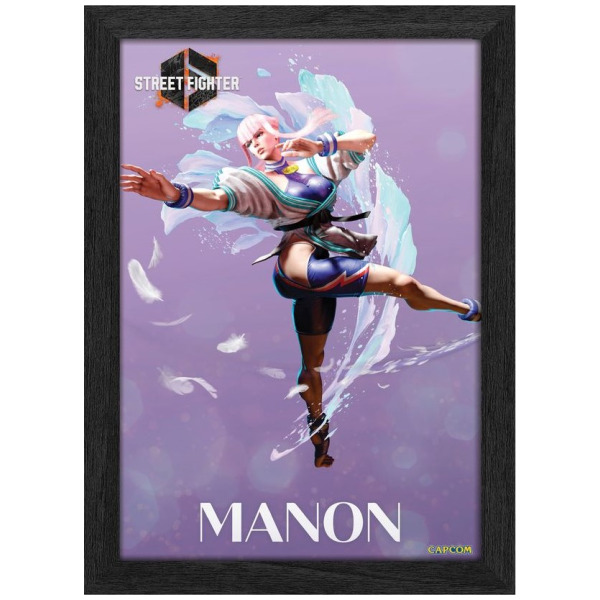 Pixel Frames Plax Street Fighter 6: Manon 10" X 12" Lenticular 3D Art - - PNP Games Online Store