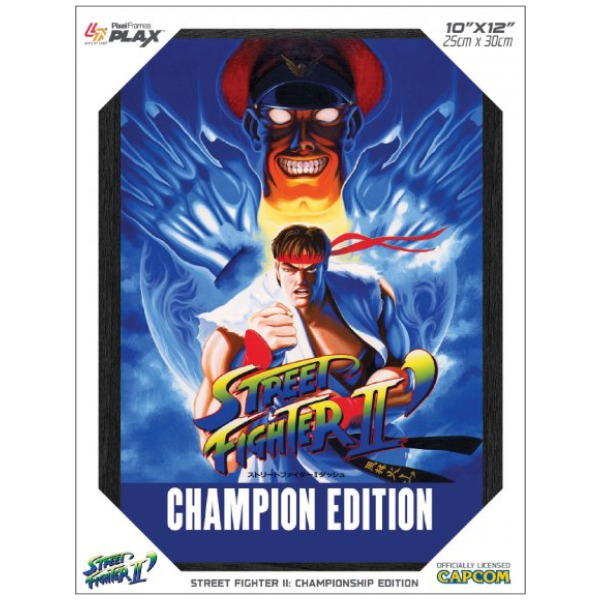 Pixel Frames Plax Street Fighter Ii:Champion Edition 10" X 12 ...