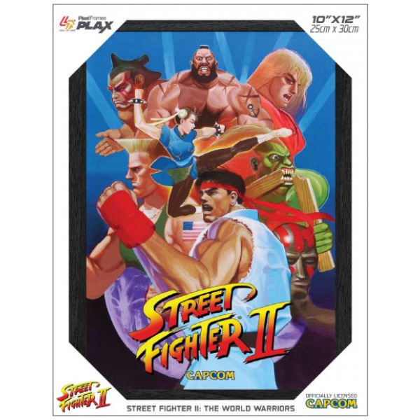 Pixel Frames Plax Street Fighter II: World Warriors 10" X 12 ...