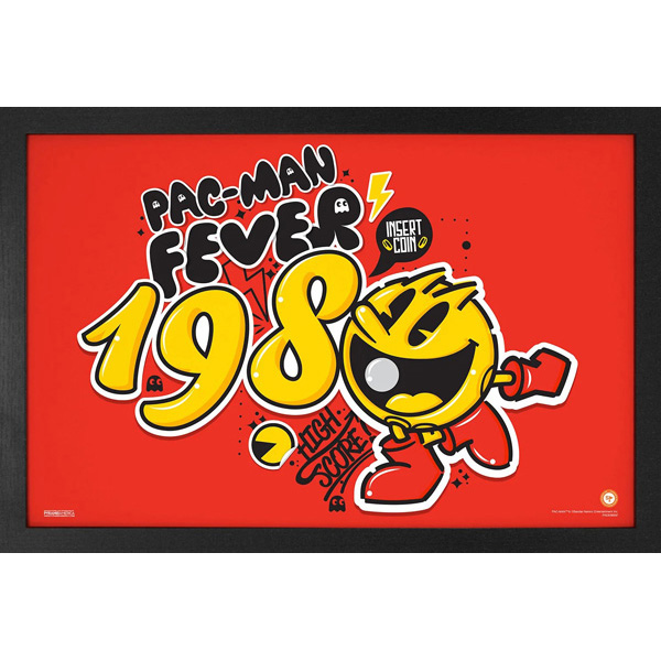 Pac-Man Pac-Man Fever 11" X 17" Framed Print - - PNP Games Online Store