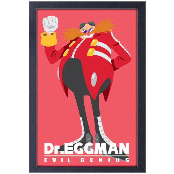 Sonic the Hedgehog Dr.Eggman Modern Character11"X17"Framed Print ...