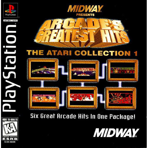 Atari Col. 1 Arcades Greatest Hits - PlayStation PS1 - Used - Disc Only ...
