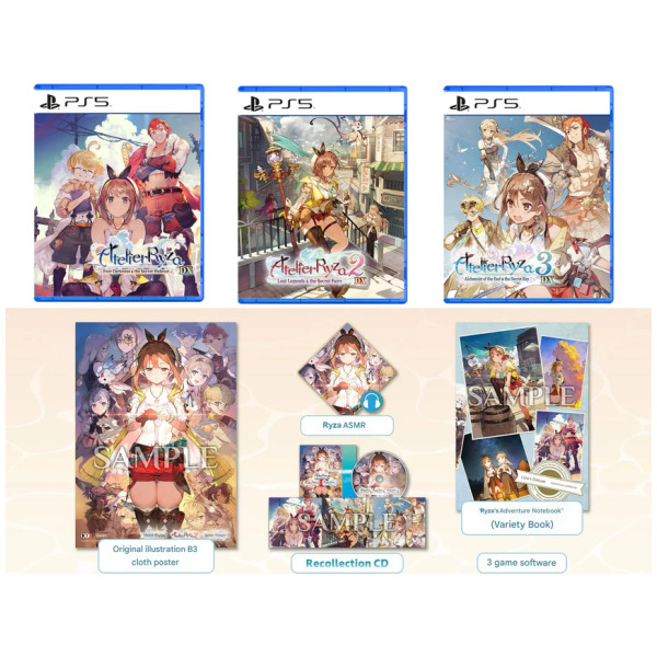 Atelier Ryza Secret Trilogy DX Premium Box Set (ASIM) (Multi-Language ...