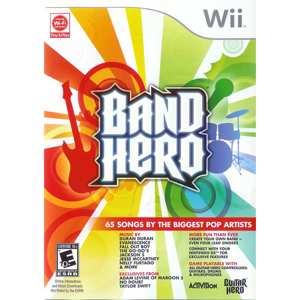 Band Hero *Game Only* - Wii - Used - - PNP Games Online Store