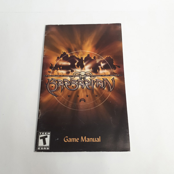 Barbarian Manual - - PNP Games Online Store