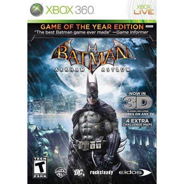 Batman: Arkham Asylum Game of the Year Edition - Xbox 360 - Used ...