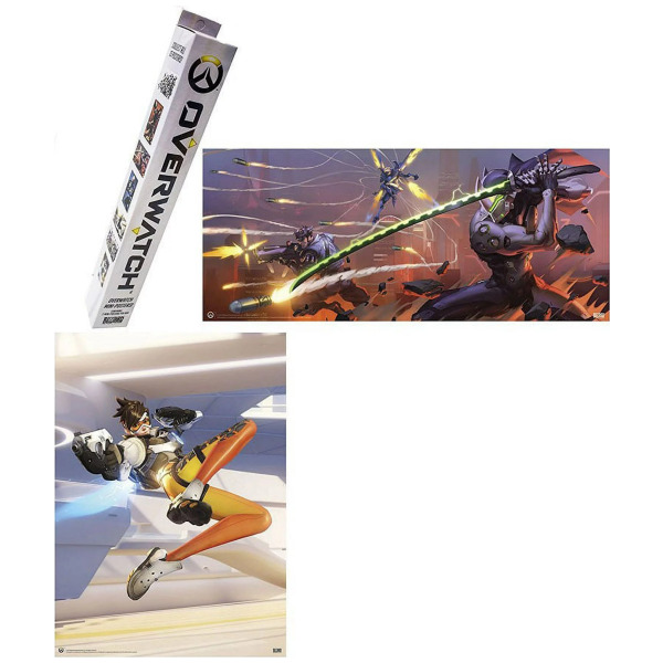 Overwatch Mini Poster Single (1) Mystery Blind Box - CLEARANCE OPEN BOX ...
