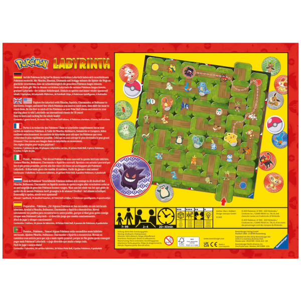 Labyrinth Pokemon Board Game - - PNP Games Online Store