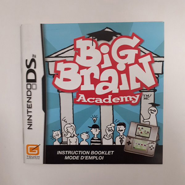 Big Brain Academy Manual - - PNP Games Online Store