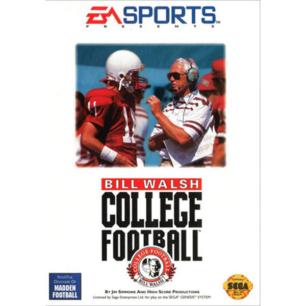 Bill Walsh College Football - Genesis - Used - Cart Only - - PNP Games ...