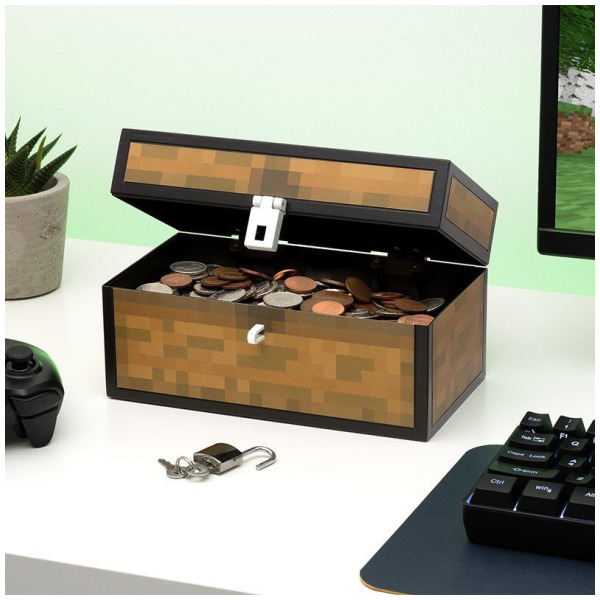 Minecraft Chest 5" Money Box - - PNP Games Online Store