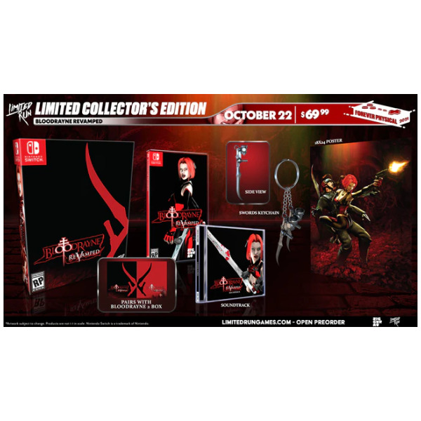 Bloodrayne Revamped Collectors Edition (Limited Run Games) - Switch ...