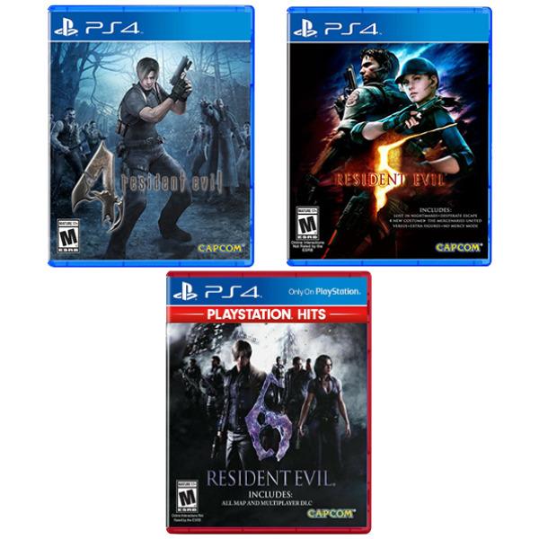 Resident Evil HD (4, 5, and 6) Bundle Pack - PlayStation 4 PS4 - - PNP ...