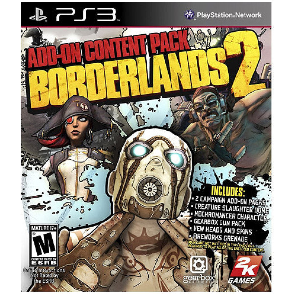 Borderlands 2 Add On Content Pack - PlayStation 3 PS3 - Used - - PNP ...