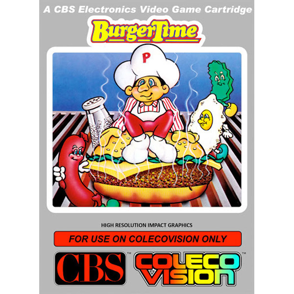 Burger Time - Colecovision - Used - Cart Only - - PNP Games Online Store