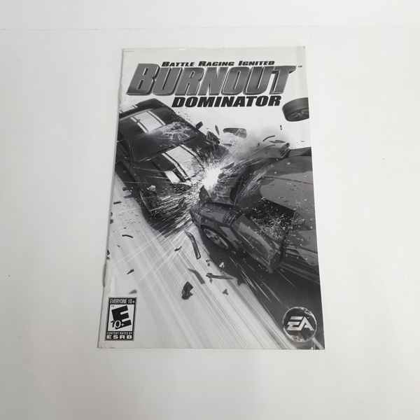 Burnout Dominator Manual - - PNP Games Online Store