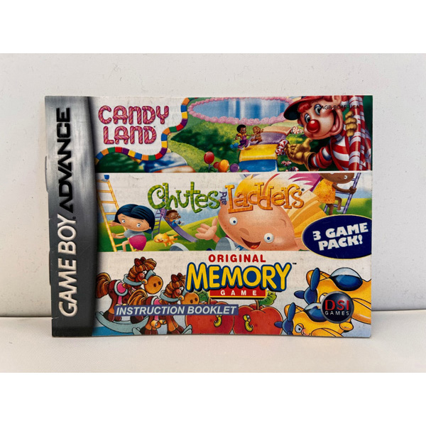 Candy Land & Chutes and Ladders & Memory Manual - - PNP Games Online Store