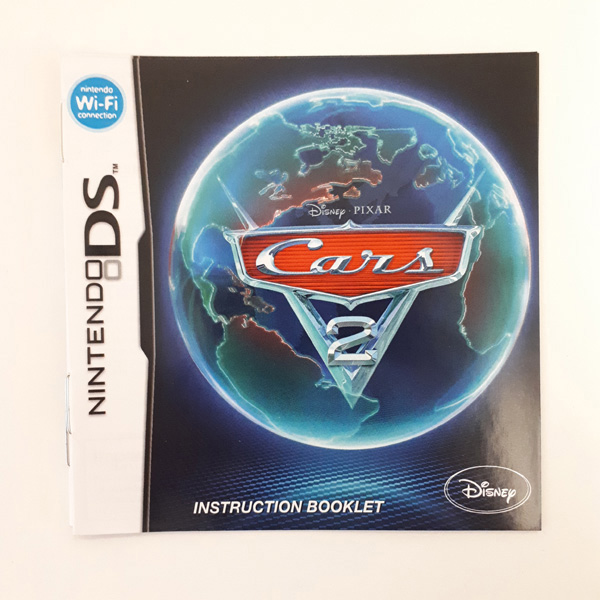 CARS 2 MANUAL - - PNP Games Online Store