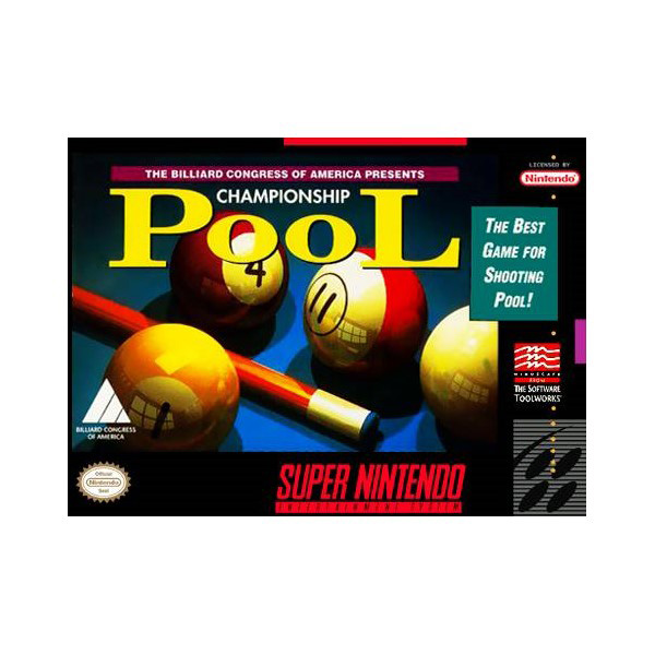 Championship Pool - Super Nintendo SNES - Used - Cart Only - - PNP ...