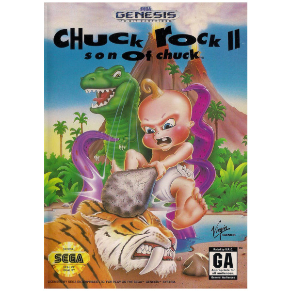 Chuck Rock 2 - Genesis - Used - - PNP Games Online Store