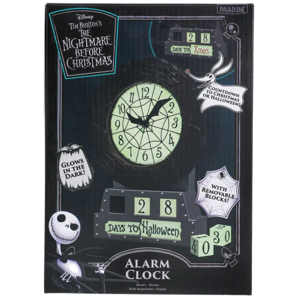 Nightmare Before Christmas Countdown Alarm Clock - - PNP Games Online Store