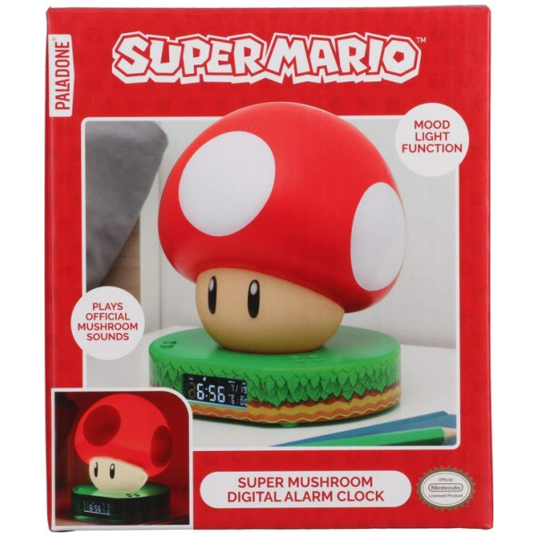 Super Mario Super Mushroom 5" Digital Alarm Clock - - PNP Games Online ...
