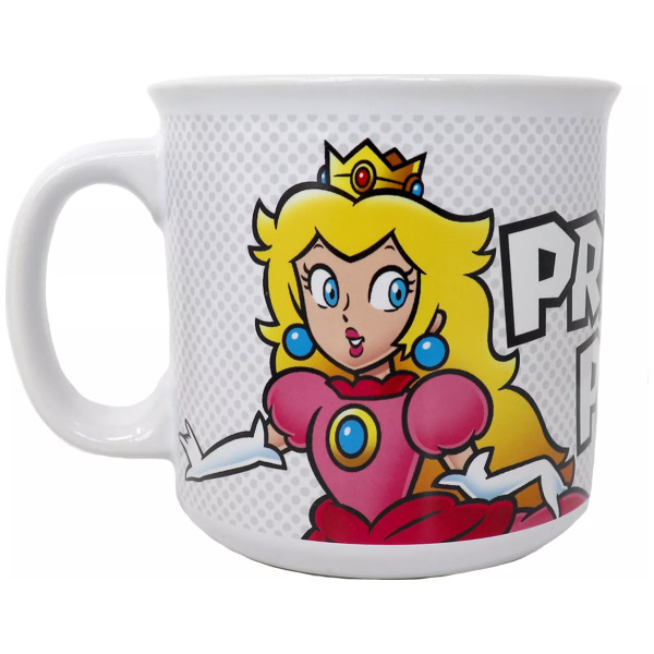 Super Mario Princess Peach Name Ceramic Mug 20Oz - - PNP Games Online Store