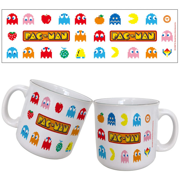 Pac-Man - Grid Icons 20 oz Ceramic Mug - - PNP Games Online Store