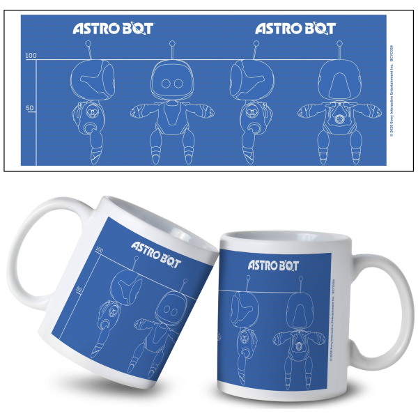 Astro Bot Blue Print 11 oz. Ceramic Mug - - PNP Games Online Store