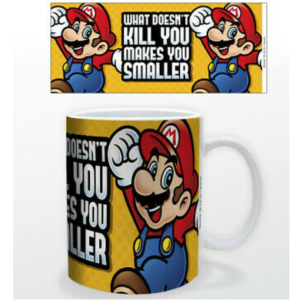 Super Mario Bros Makes You Smaller 11Oz. Ceramic Mug [Pyramid America] - - PNP Games Online Store