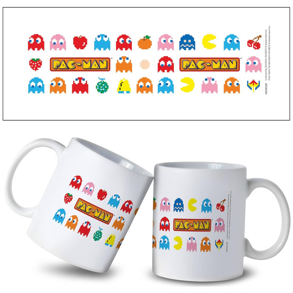 Pac-Man Multi Icons 11Oz. Ceramic Mug [Pyramid America] - - PNP Games ...