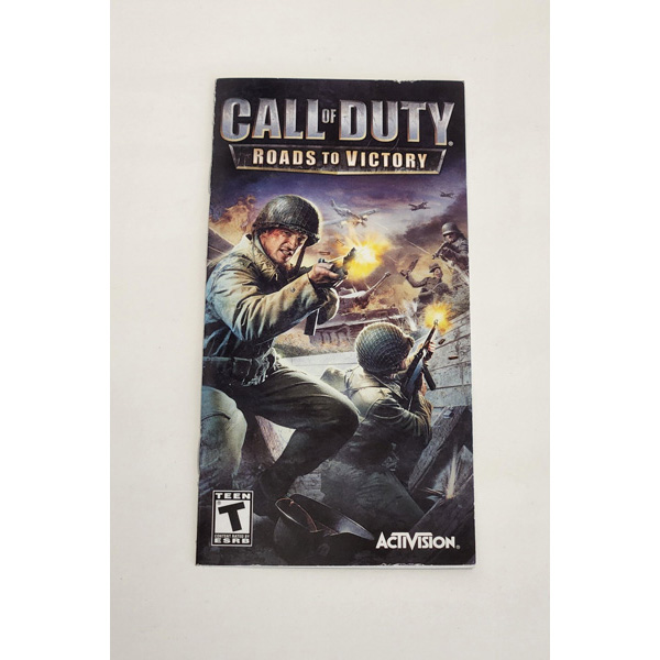 Call of Duty Roads to Victory Manual - - PNP Games Online Store