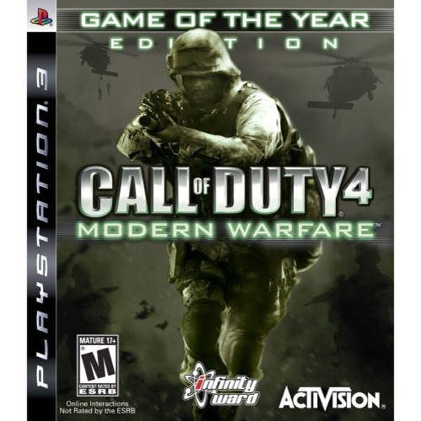 COD Call of Duty 4: Modern Warfare Game of the Year Edition ...