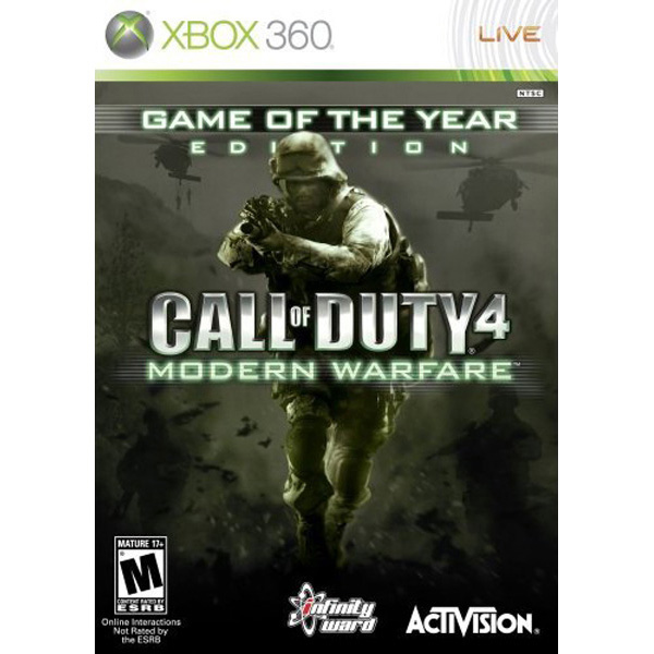 COD Call of Duty 4: Modern Warfare Game of the Year - Xbox 360 - Used ...