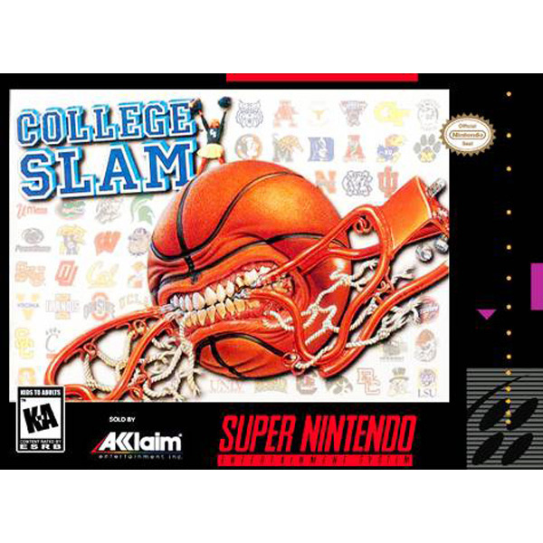 College Slam - Super Nintendo SNES - Used - Cart Only - - PNP Games ...