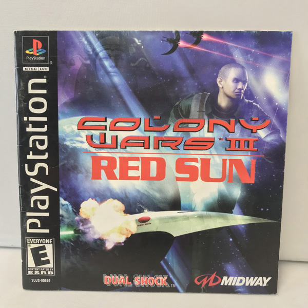 COLONY WARS III RED SUN MANUAL - - PNP Games Online Store