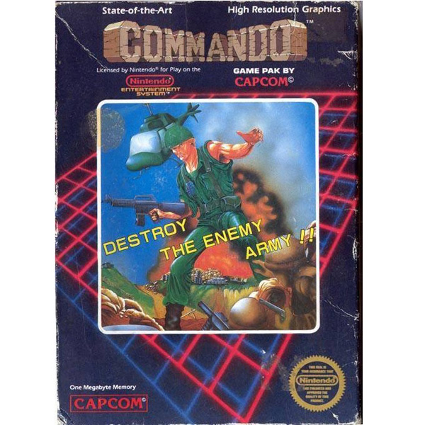 Commando - Nintendo NES - Used - Cart Only - - PNP Games Online Store