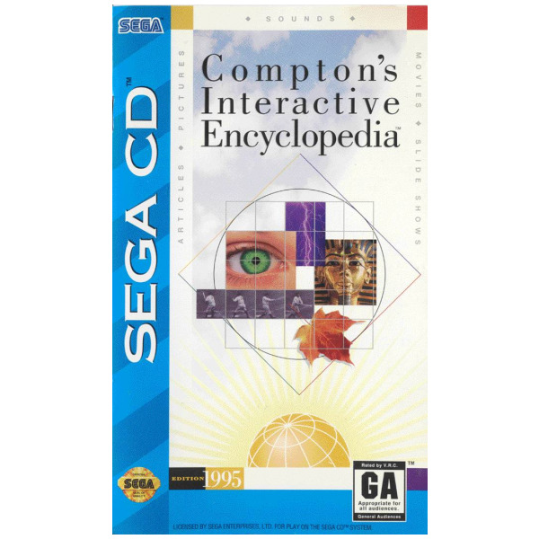 Compton's Interactive Encyclopedia - Sega CD - Used - Disc Only - - PNP ...