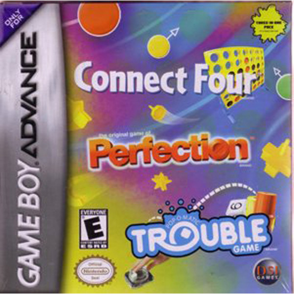 Connect Four / Perfection / Trouble - Game Boy Advance - Used - - PNP ...