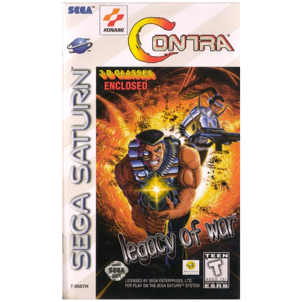 Contra Legacy of War - Saturn - Used - Disc Only - - PNP Games Online Store