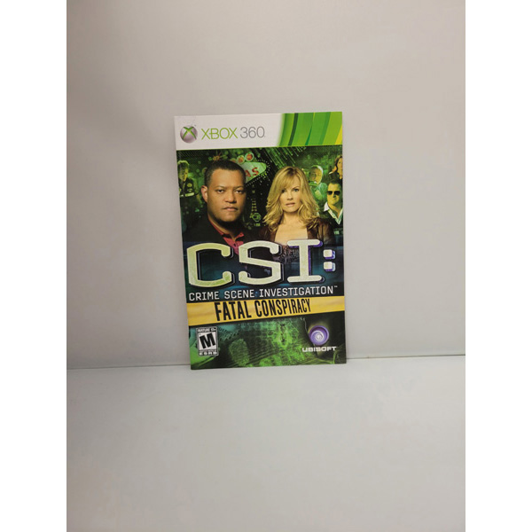 Csi Fatal Conspiracy Manual Only - - PNP Games Online Store