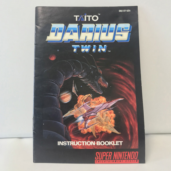 DARIUS TWIN MANUAL - - PNP Games Online Store