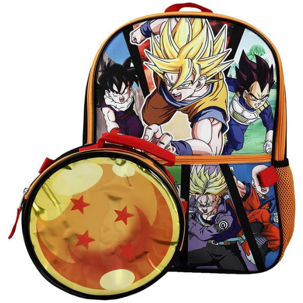 Dragon Ball Z Group 16" Backpack & Lunch Kit - - PNP Games Online Store